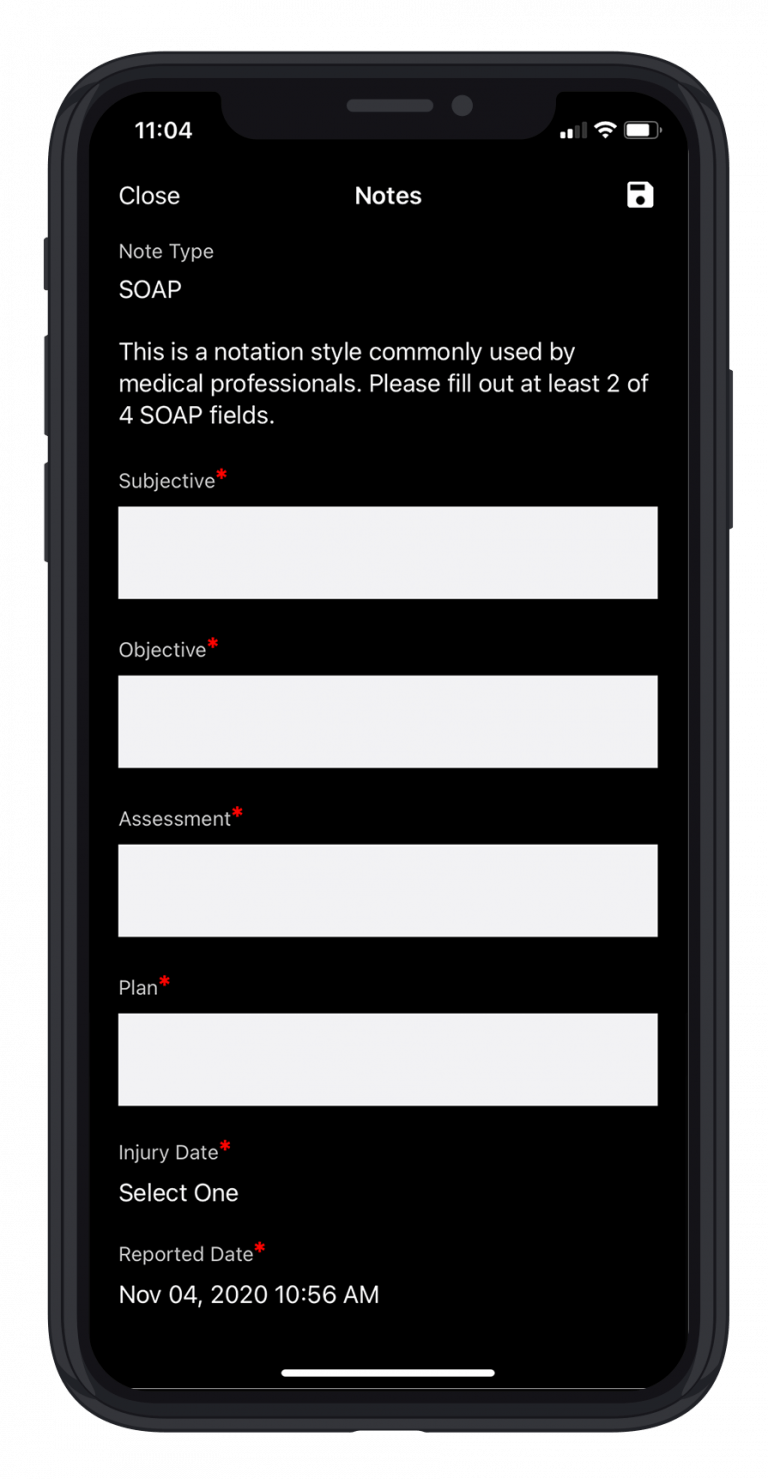 Notes in HeadCheck | HEADCHECK Health